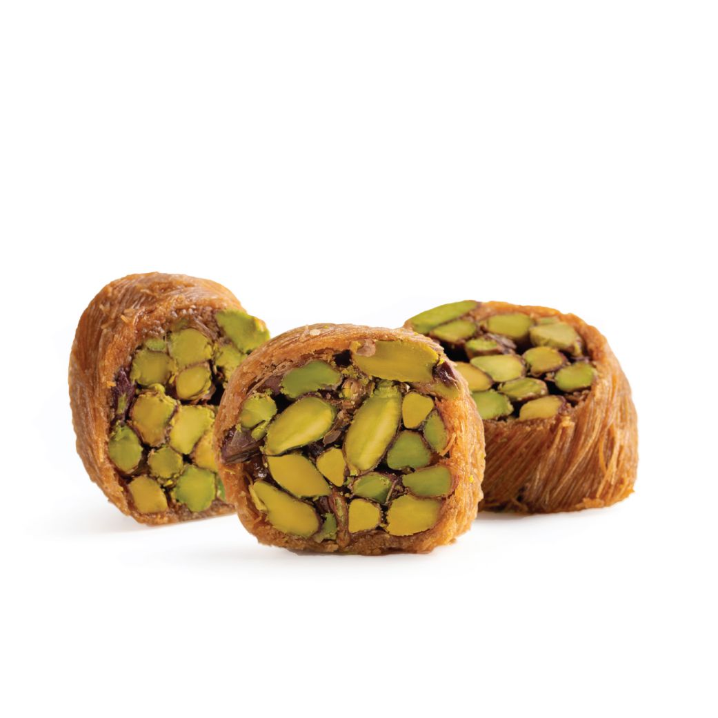 Feinster Mabrouma Baklava mit Pistazien kaufen | Kischmisch.de